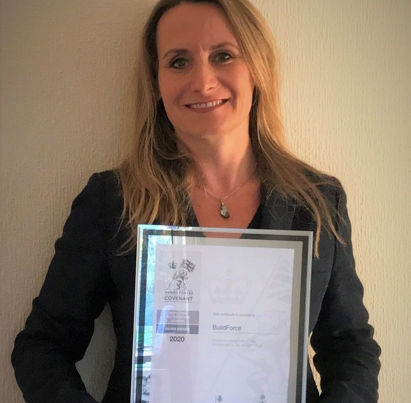 BuildForce celebrate silver award - BuildForce