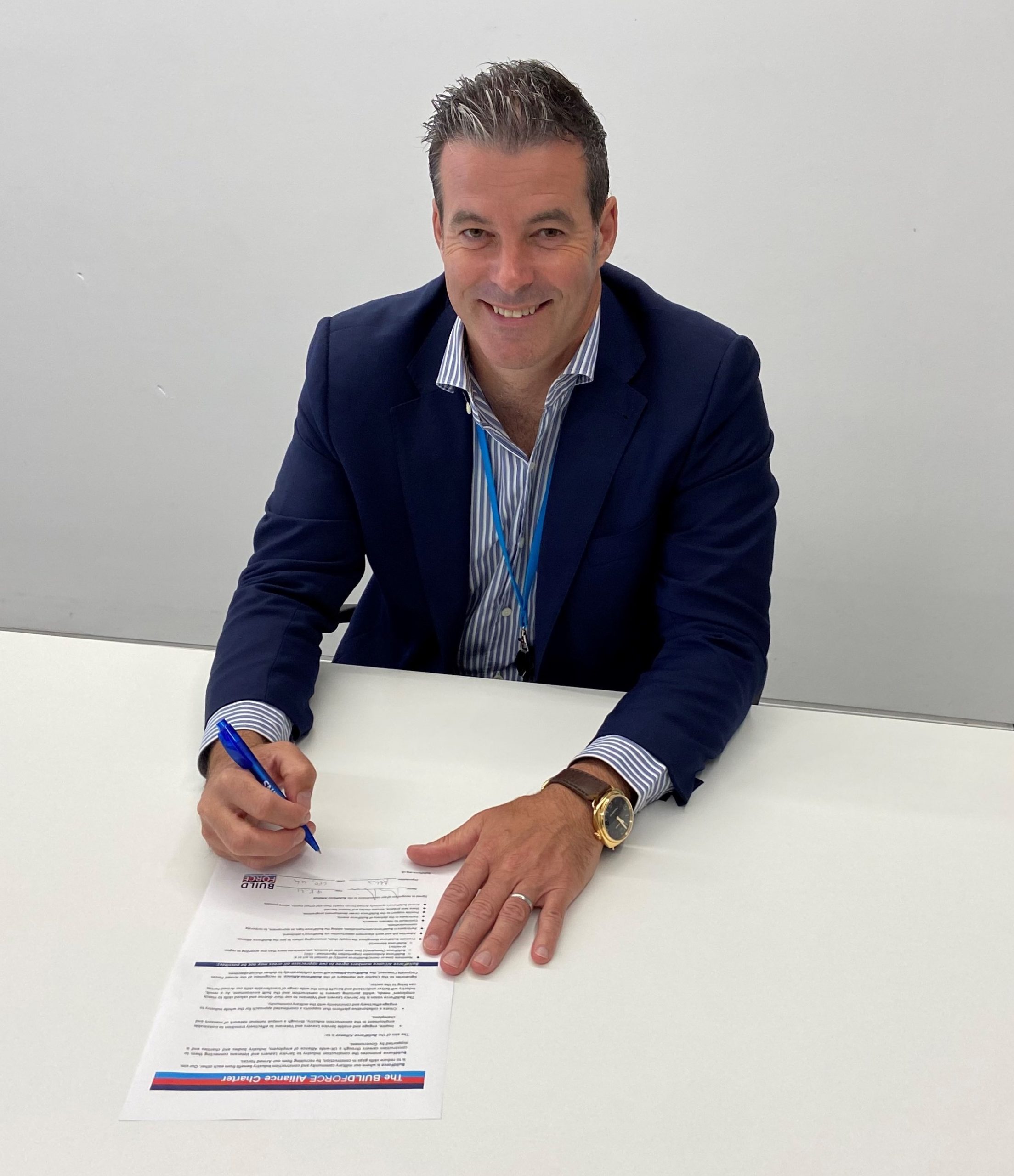 Atkins sign BuildForce Charter - BuildForce